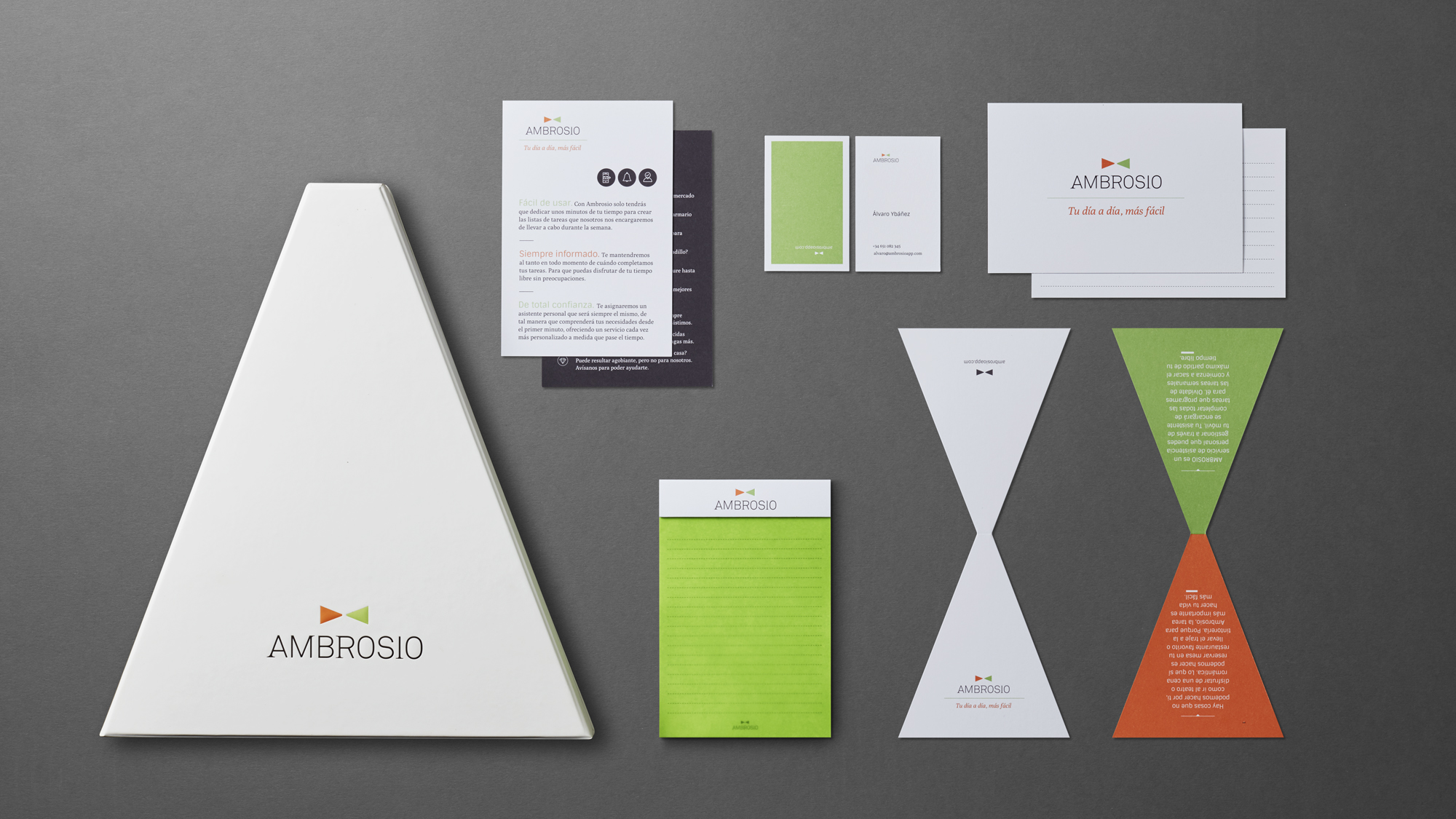 Packaging for Welcome pack Ambrosio project - Minke
