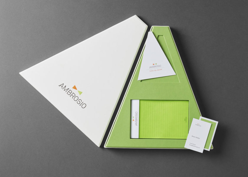 Packaging for Welcome pack Ambrosio project - Minke