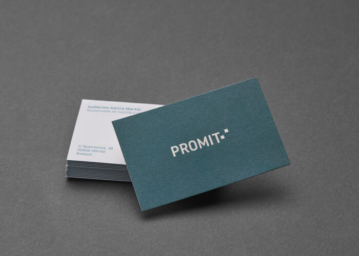 Stationery for Promit - Offset - Emboss - Duplex | Minke